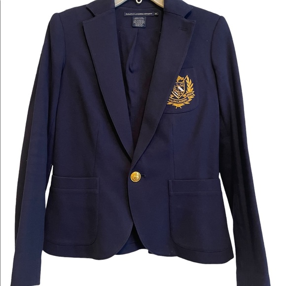 Ralph Lauren | Jackets & Coats | Ralph Lauren Sport Navy Soft Suiting ...